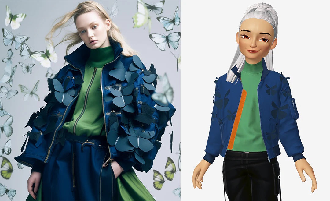 3D CG Production: [ZEPETO: December Release Items] Virtual Butterfly M – OpenFashion