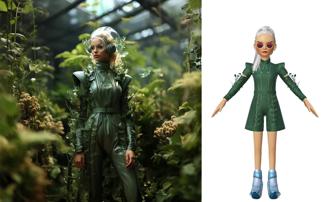 [ZEPETO: October Release Items] Green Explorer – OpenFashion